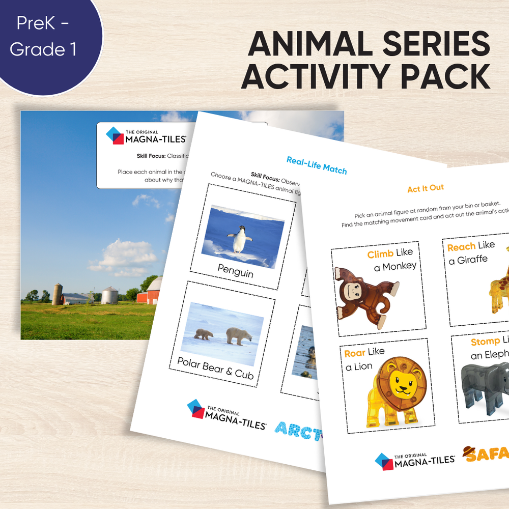 Animal Activity Cards – MAGNA TILES