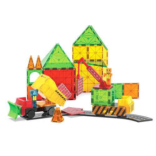 MAGNA-TILES® Builder XL 50-Piece Set – Large Magnetic Building Tiles ...