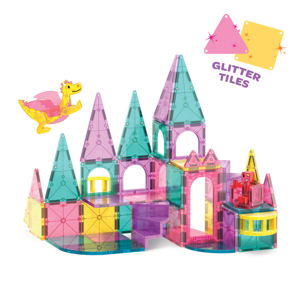 Buy MAGNA-TILES® Castle Deluxe™ 48 Piece Set for Kids