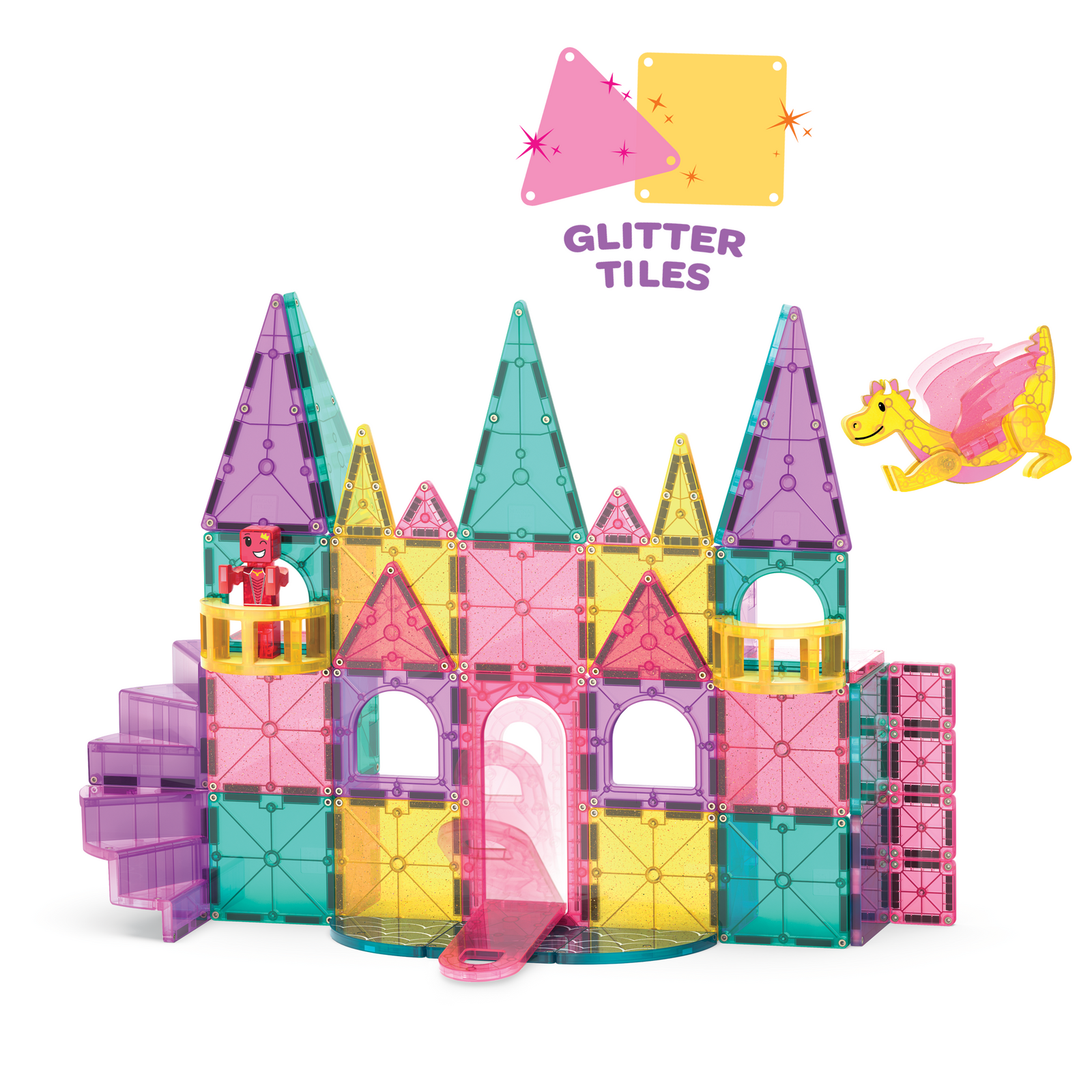 Buy MAGNA-TILES® Castle Deluxe™ 48 Piece Set for Kids