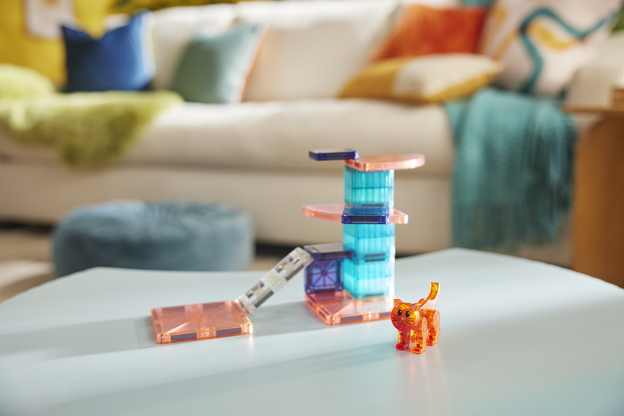 MAGNA-TILES® Cat Tree 13-Piece Set – Magnetic Building Toy – MAGNA TILES