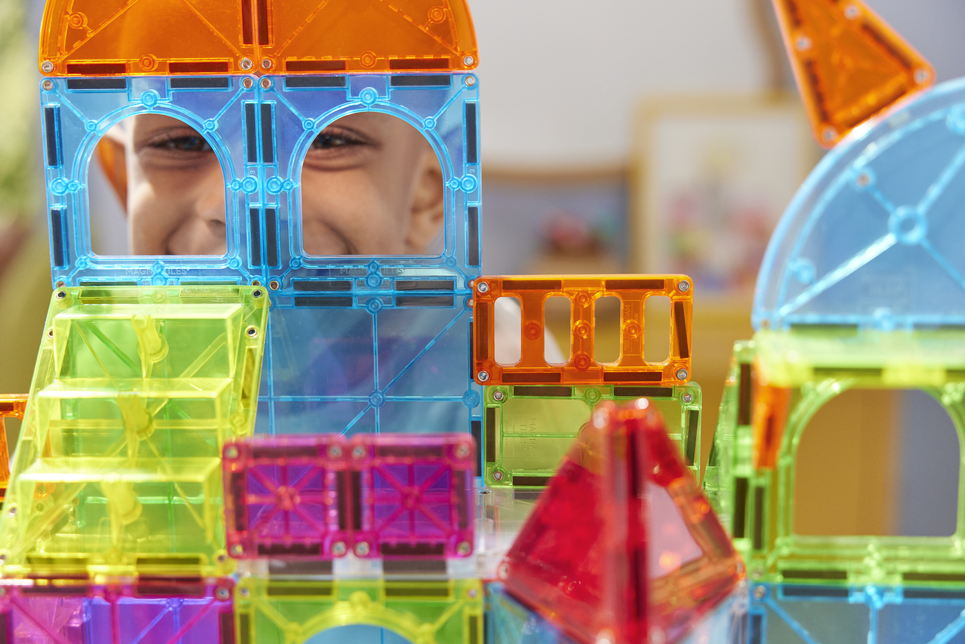 MAGNA-TILES® City Center™ – 110-Piece Magnetic Building Set for Kids ...