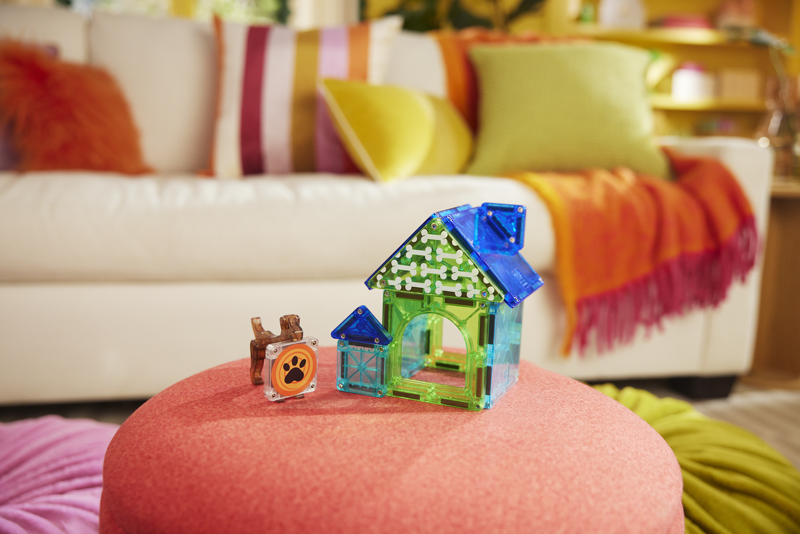 MAGNA-TILES® Dog House 13-Piece Set – Magnetic Building Toy – MAGNA TILES