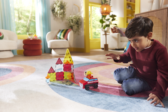 MAGNA-TILES® Fire Rescue 27-Piece Set – Magnetic Building Toy – MAGNA TILES