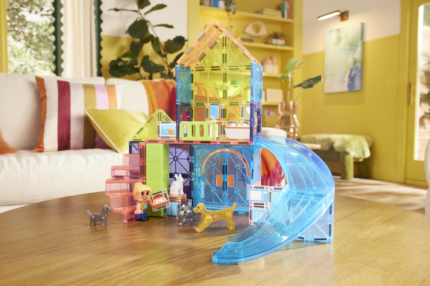 MAGNA-TILES® Pet Playhouse 50-Piece Set – Magnetic Building Toy – MAGNA ...
