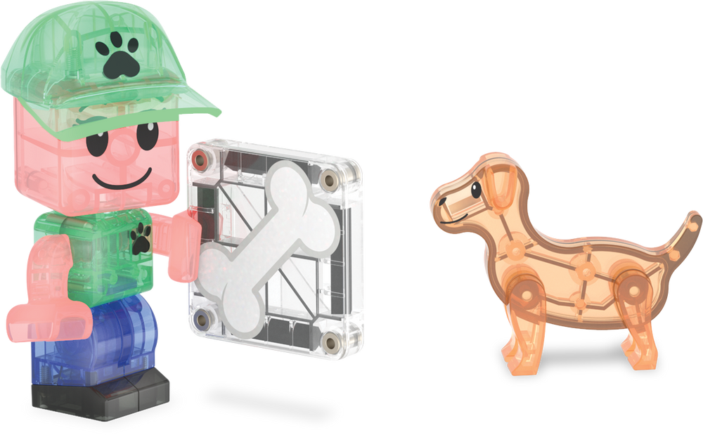 MAGNA-TILES® Puppy Park 27-Piece Set – Magnetic Building Toy – MAGNA TILES