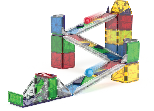 MAGNA-TILES® Rail Racers Deluxe Set – 90-Piece Magnetic Toy – MAGNA TILES
