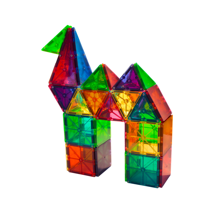 MAGNA-TILES® Classic 100-Piece Set – Magnetic Building Tiles for ...