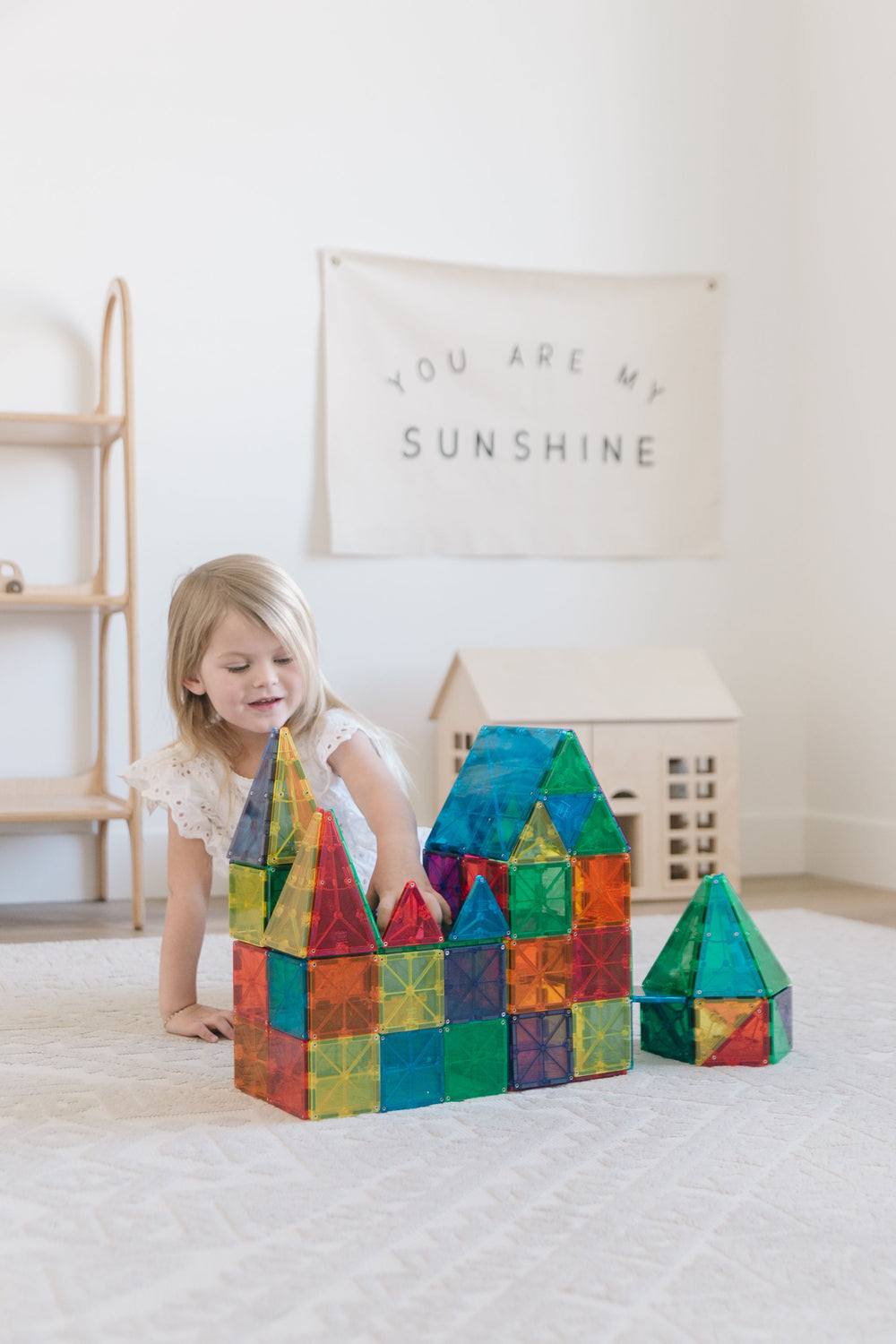 MAGNA-TILES® Classic 100-Piece Set – Magnetic Building Tiles for ...